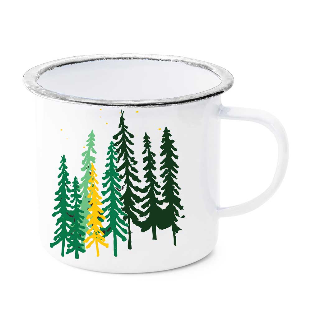 tin camping coffee mugs