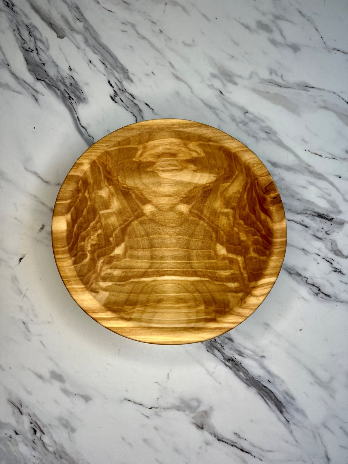 Classic Wooden "Clear" Round Bowl