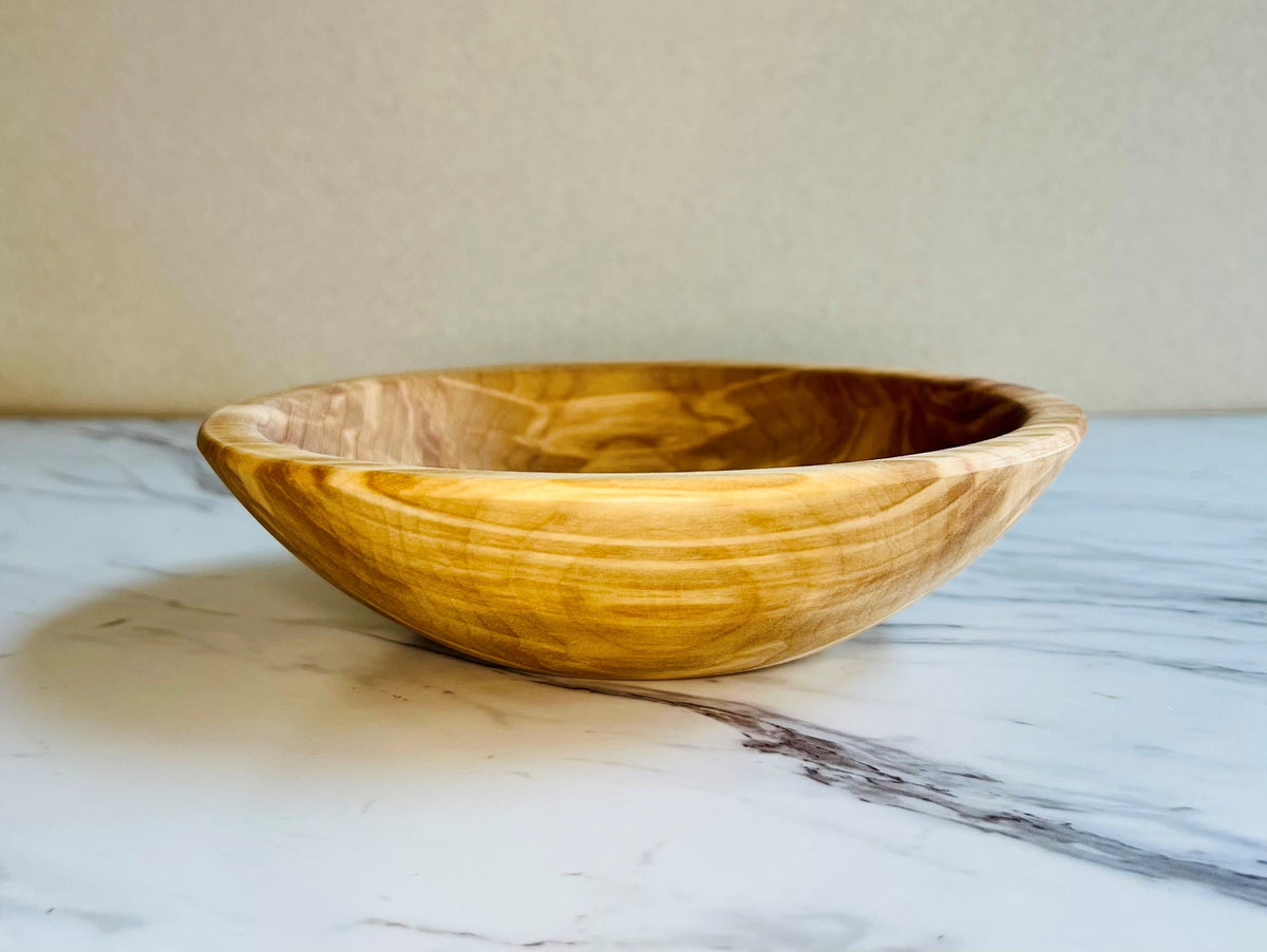 Classic Wooden "Clear" Round Bowl