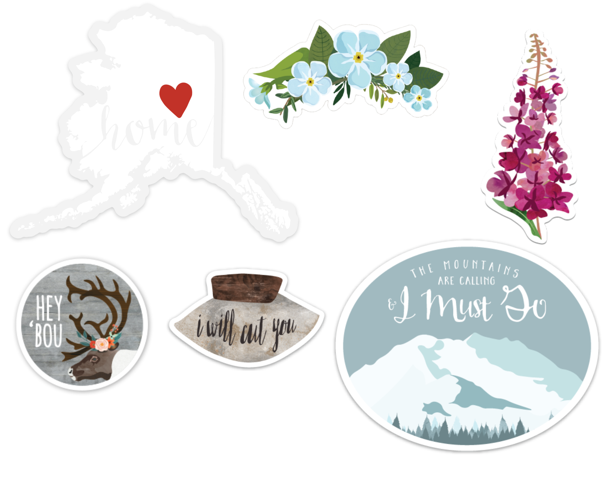 Alaska Stickers
